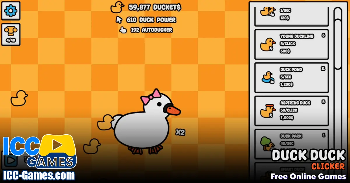 Duck Duck Clicker – Fun Idle Clicking Game Online