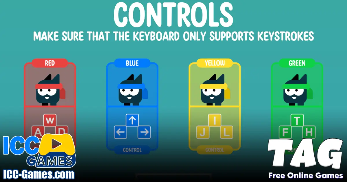 Tag Unblocked Online: Free 2-4 Player Tag Game